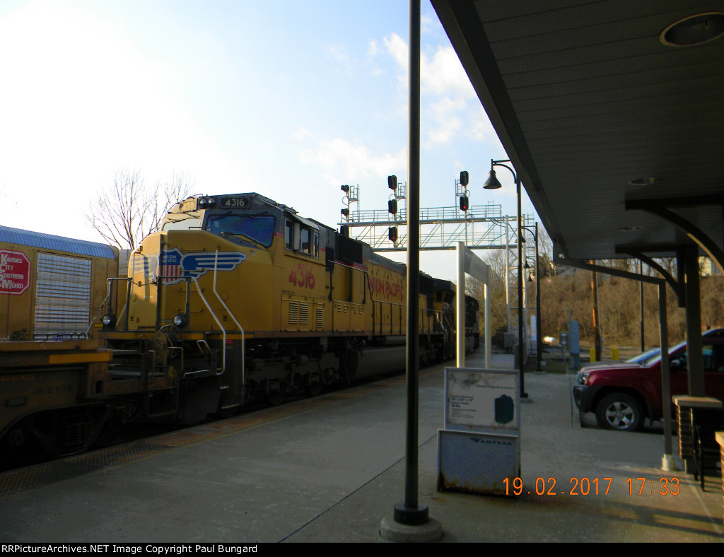UP 4316 EMD SD70M